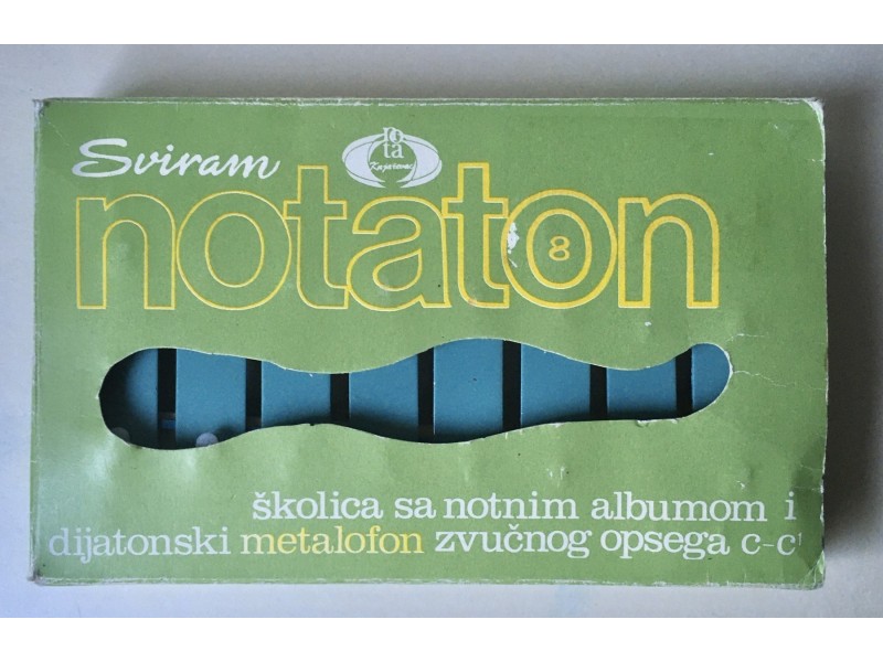 NOTATON 8- je mali metalofon za osnovce i predškolce