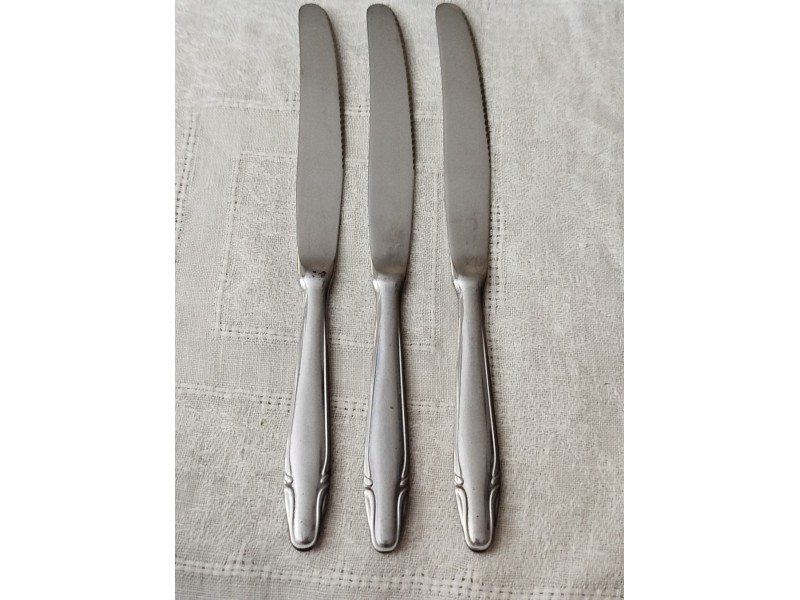 Escajg BERNDORF Austrija - tri noža - INOX