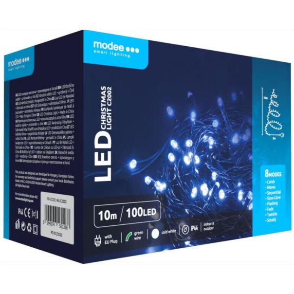 Modee Lighting ML-C2002 Lampice za jelku sa 100 LED dioda dnevno svetlo,10m bele