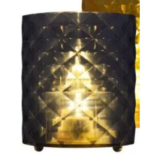 Mini LED svecnjak Sivi 60x70mm (cena je za 1kom)