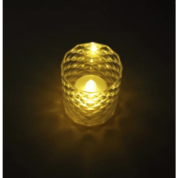 Mini LED svecnjak Providni 60x70mm (cena je za 1kom)