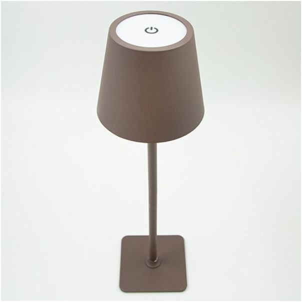 Stona lampa M6002-C BRAON 2W IP20 LED TOUCH dimmable + 3CCT 3000-6000K DC5V LED