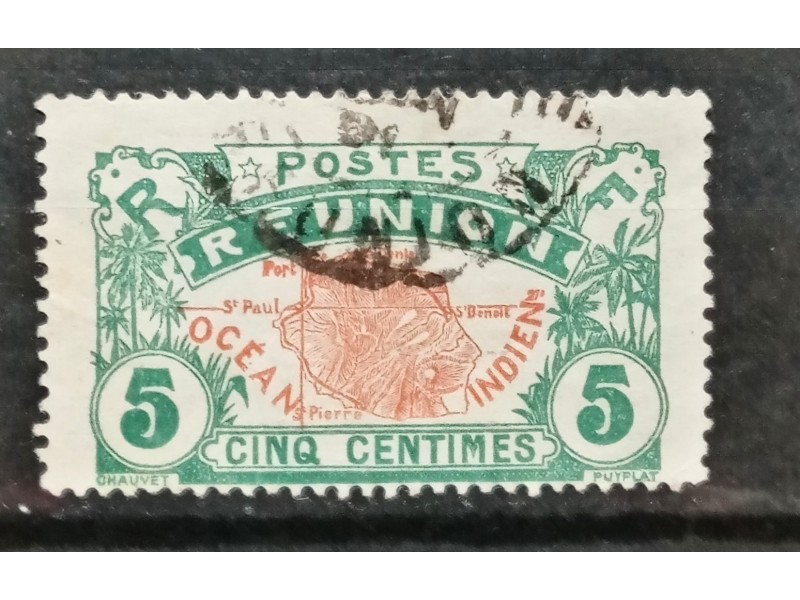 REINION Fr.1907 - MAPA REINIONA