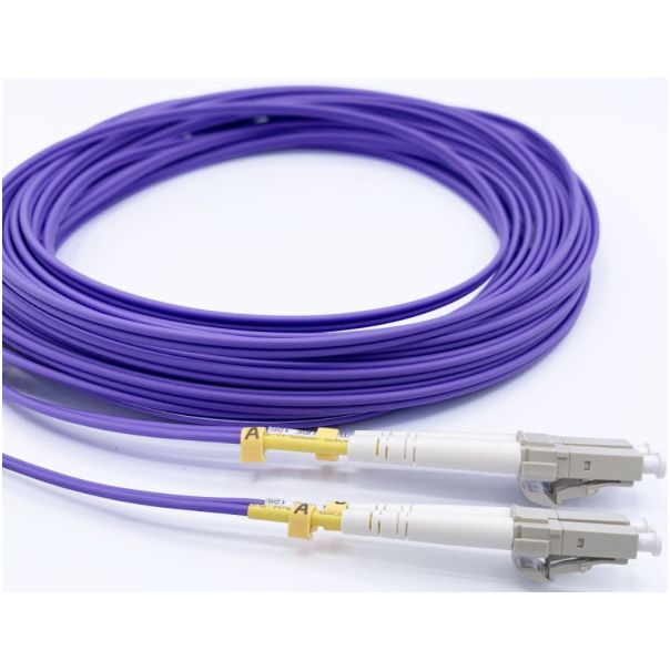 FO LC/UPC - LC/UPC MM 3M OM4 DX Purple