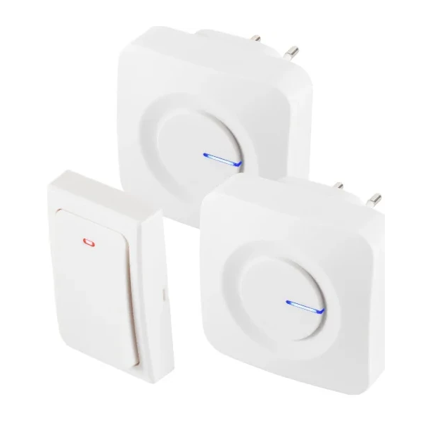 Home Bežicno kucno zvono set 230V, kineticki taster,IP44,melodija 36,domet na otvorenom 100 m