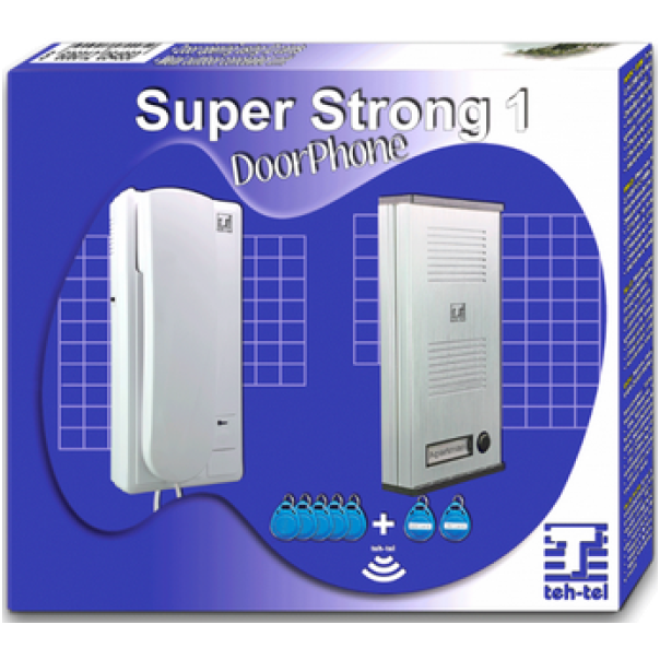 Teh-Tel Audio interfon za 1 korisnika sa ID èitaèem SUPER STRONG 1