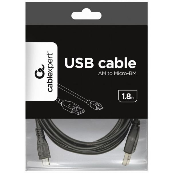 CCP-mUSB2-AMBM-6 Gembird USB 2.0 A-plug to Micro B-plug kabl 1.8m