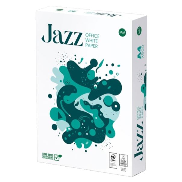 Papir Fotokopir JAZZ A4/75g m2/ 500 Lista za laser, inkjet i fotokopir masine Ris papira