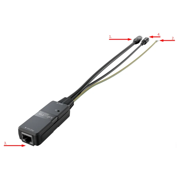MikroTik GESP+POE IN * Gigabit PoE injector,crna