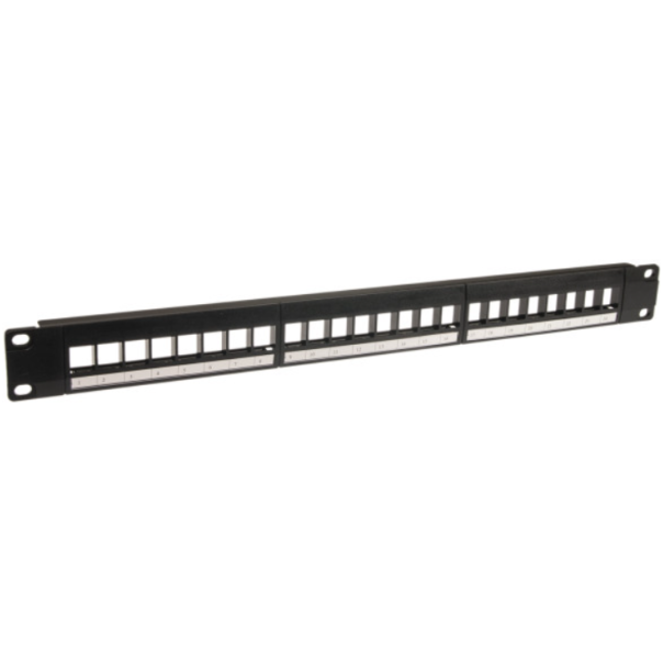 Patchcord kabel panel 24, Rek 19“ 1U PCK006