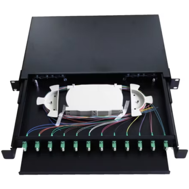 Optièki patch panel ExeLink sa 12 konektora SC/APC za rek orman