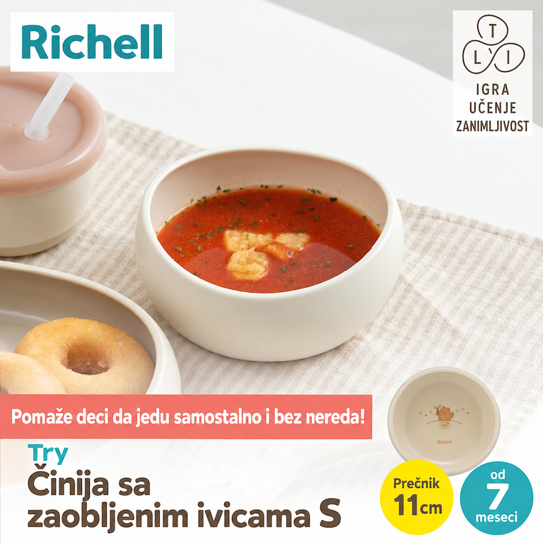 Richell činija za bebe Easy Scoop