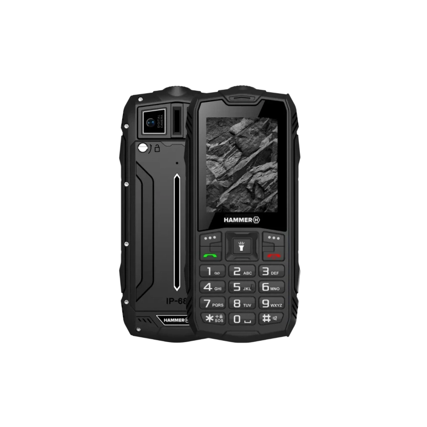 Mobilni telefon Hammer ROCK Black IP68