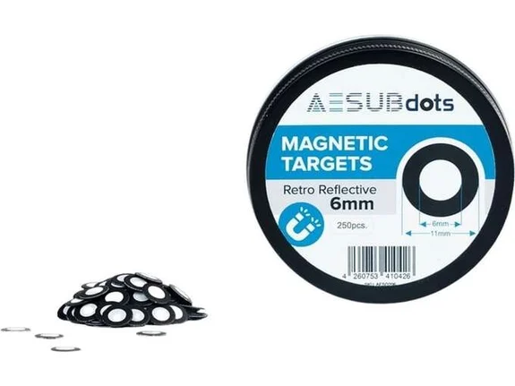 AESUB Dots Retro Reflective Magnetic, 6 mm