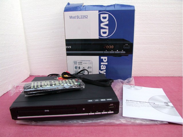 Kucni DVD/DivX/USB/MP3/FM radio plejer NOVO + GARANCIJA