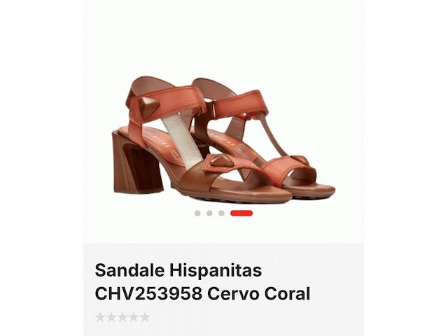 `HISPANITAS` SANDALE CERVO CORAL