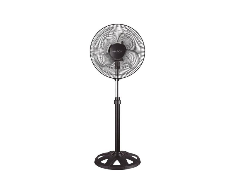 NIAROS PODNI VENTILATOR, PREČNIK 34CM, 37W, DO 105CM, METALNI