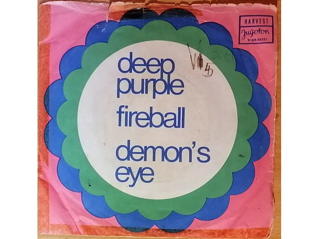 SP DEEP PURPLE - Fireball / Demon`s Eye (1971) VG-