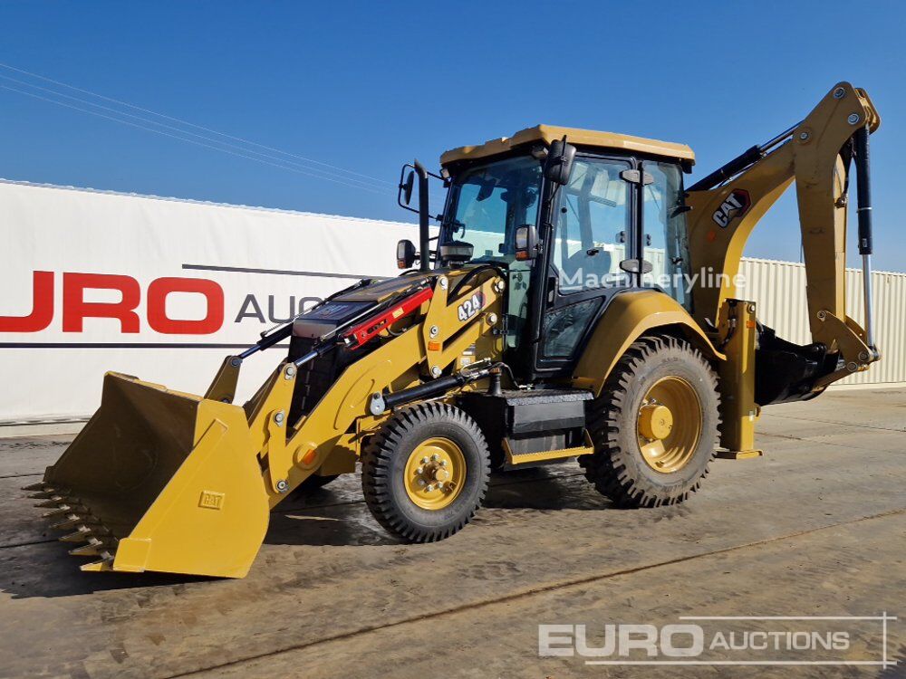 Prodaje se Caterpillar 424 bager-utovarivač na aukciji