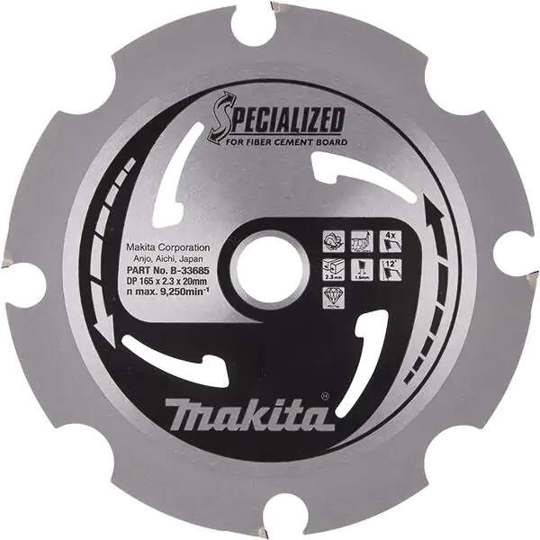 Makita list testere za fiber-cementne ploče 165X20x4Z (B-33685)