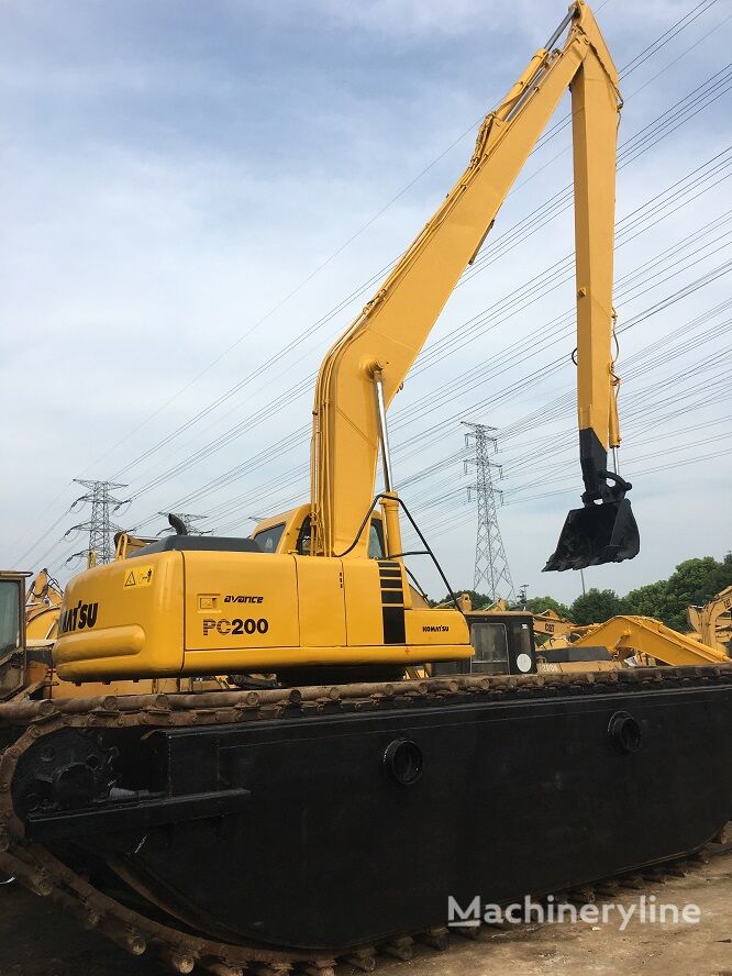 Komatsu PC200 bager amfibija