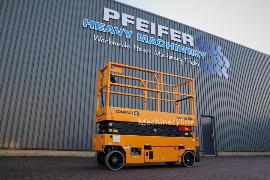 Haulotte Compact 8N Valid inspection, 8m Working Height, 35 makazasta platforma