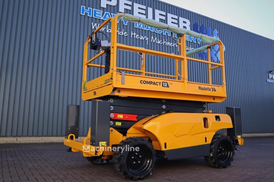 Haulotte Compact 12DX Valid Inspection, Diesel, 4x4 Drive, makazasta platforma