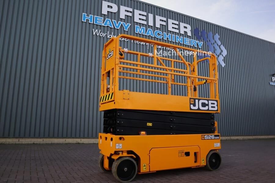 JCB S2632E Valid inspection, 10m Working Height, 250kg makazasta platforma