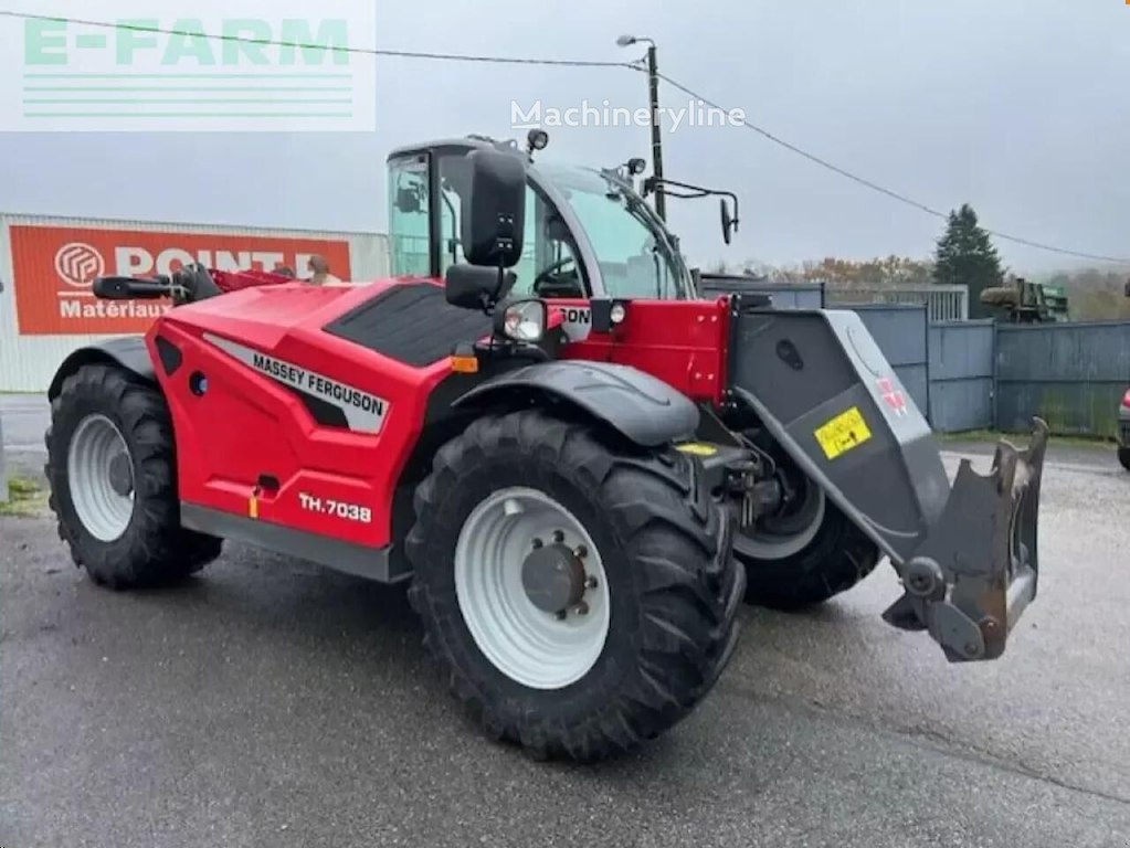 Massey Ferguson th7038 teleskopski prednji utovarivač
