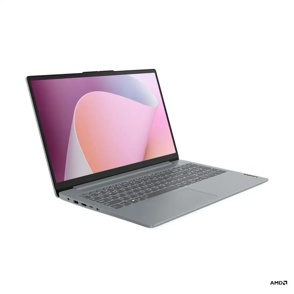 Laptop LENOVO IdeaPad Slim 3 15AMN8, 15.6 FHD, AMD Ryzen 3 7320U, 16GB, 512GB, DOS, Siva (82XQ019PYA)