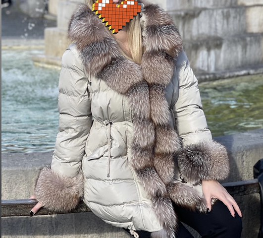 Parka- jakna sa pravim krznom