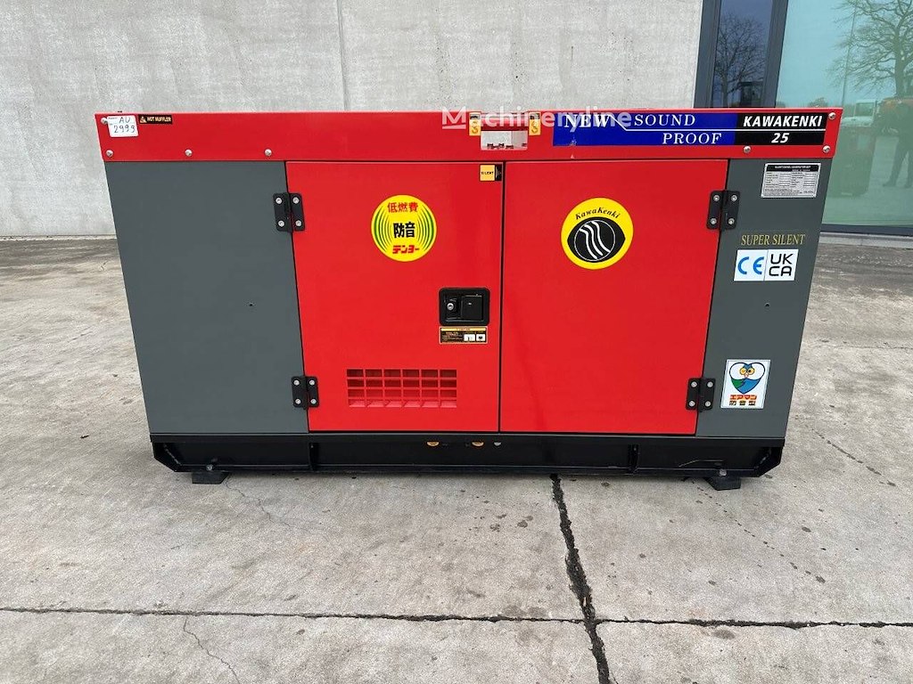 Prodaje se KawaKenki KK25-III-SSS diesel generator na aukciji