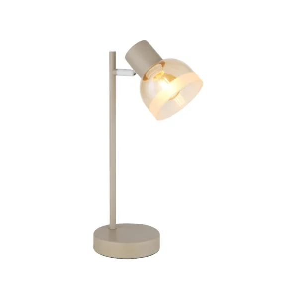 Globo Kairo 54048-1TSA | Stona lampa | pesak | E14