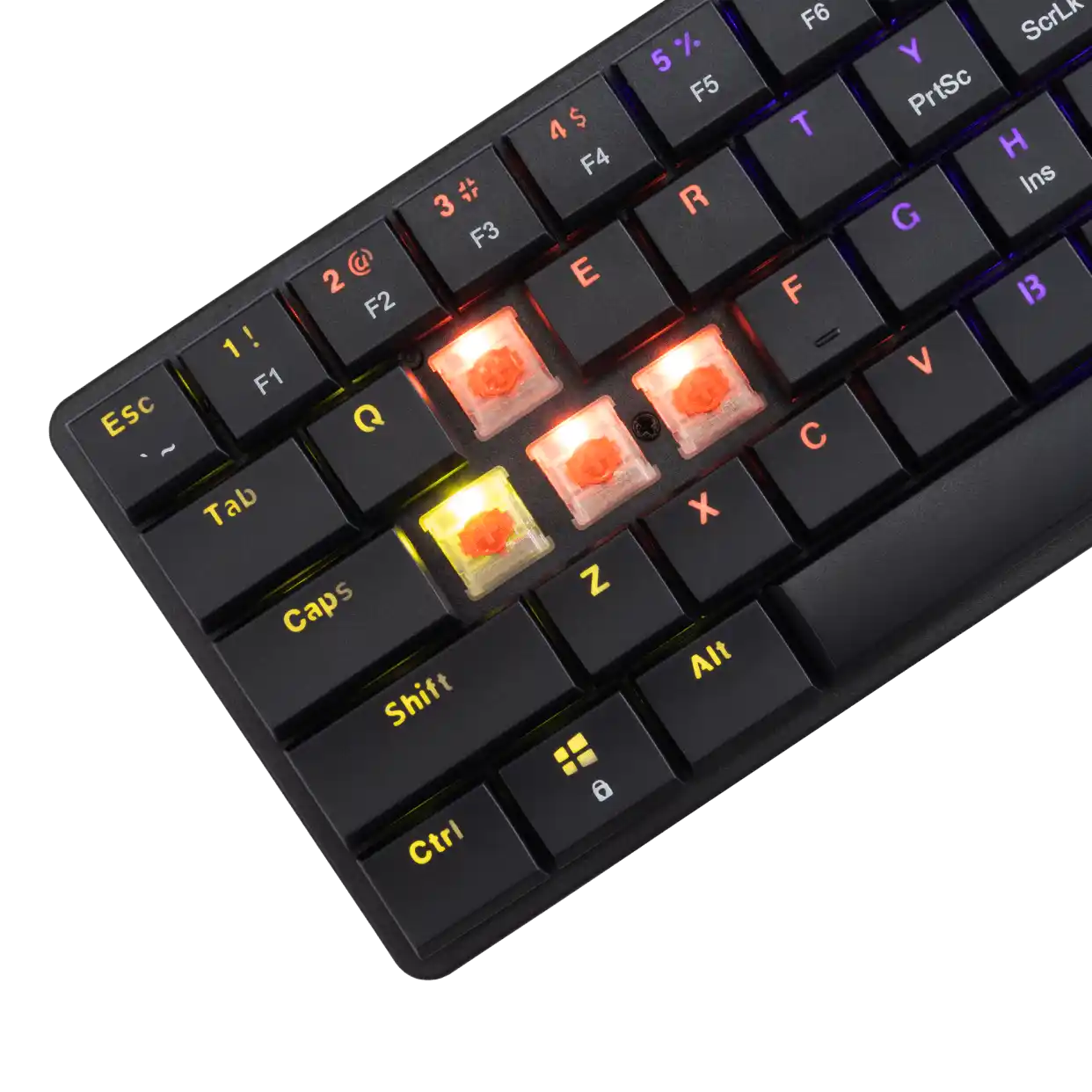 Mehanička tastatura White Shark Nagamaki GK 006112 Crna/Low Profile/Red switches/RGB