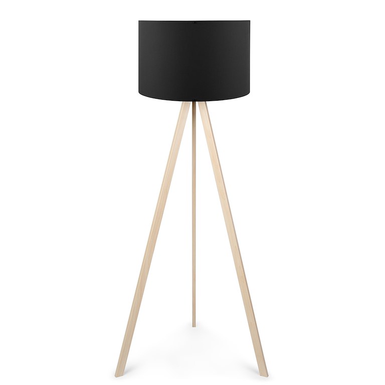Podna lampa AYD-1521 Crna, Hrast