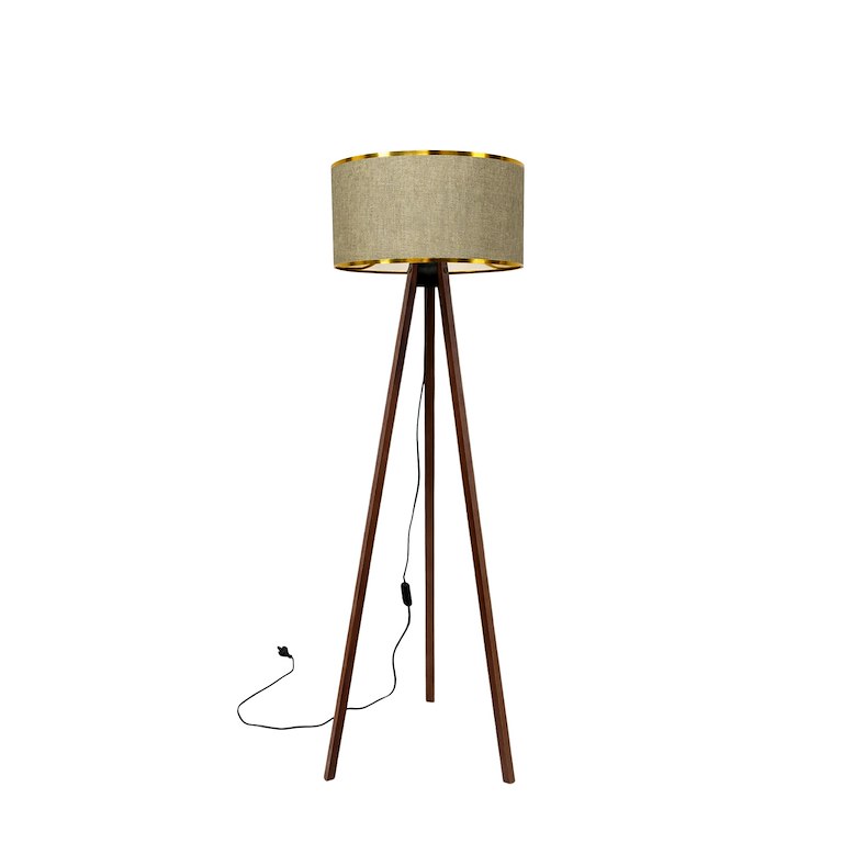 Podna lampa AYD-2957 Bež, Zlatna