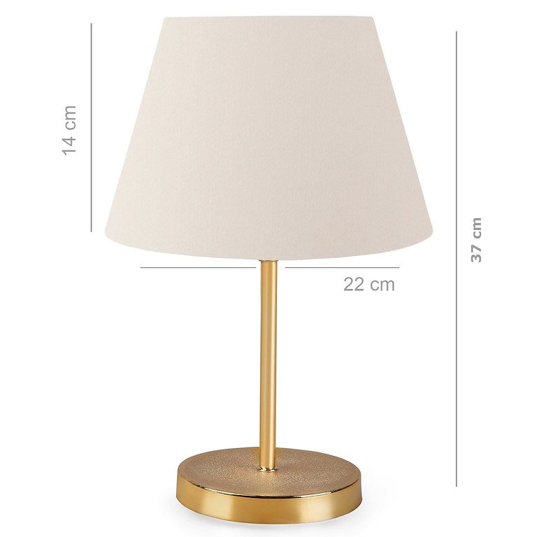Stona lampa AYD - 1988 Krem