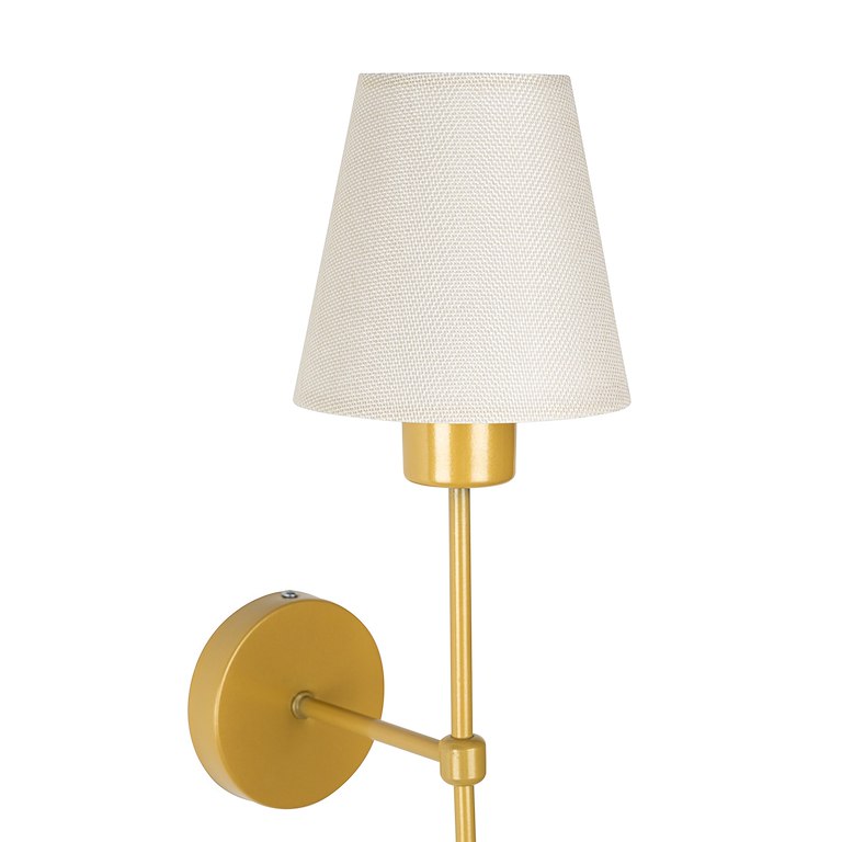Zidna lampa 241968 Krem, Zlatna