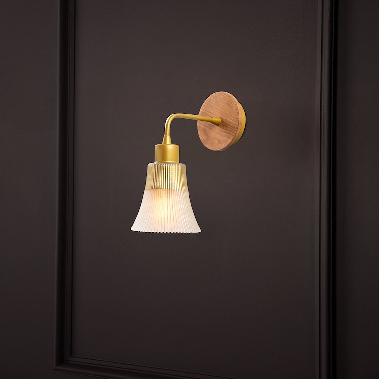 Zidna lampa Foca - N-131 Zlatna