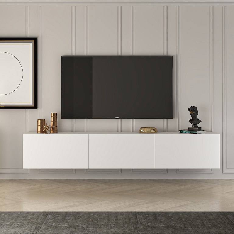 TV komoda West - Bela