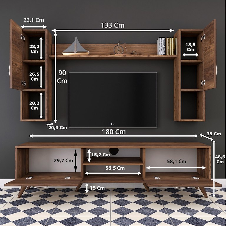TV regal M27 - 284 Orah