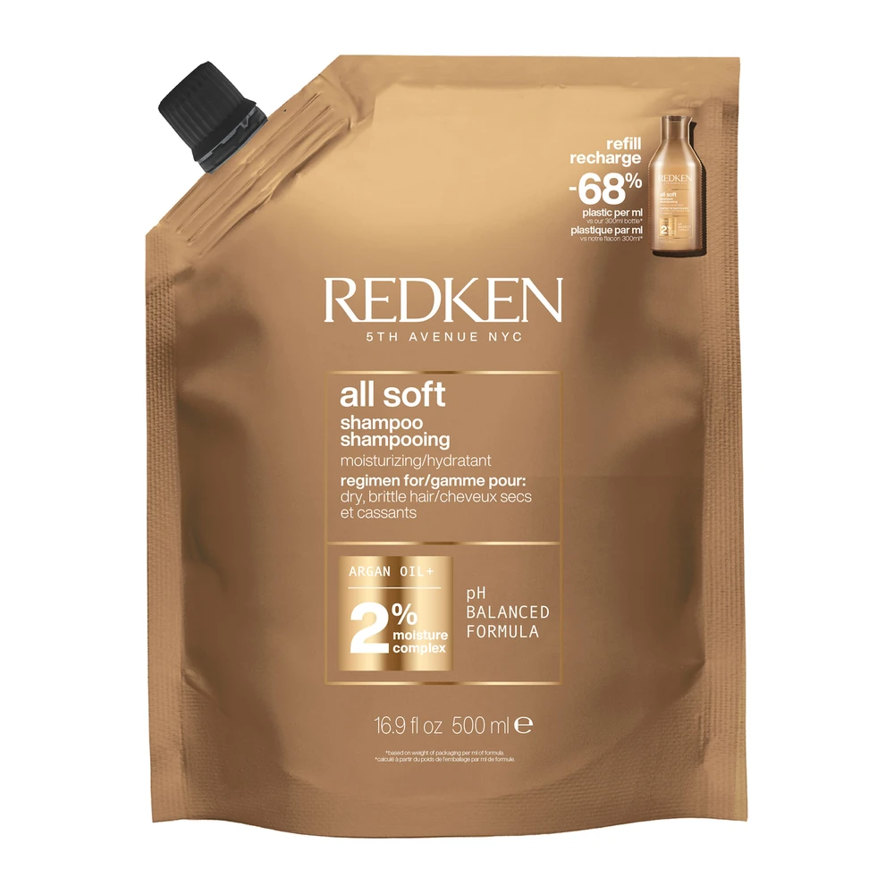Redken All Soft Shampoo Refill 500ml