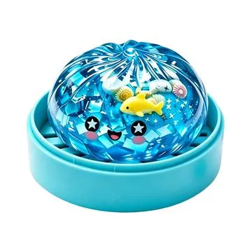 DOWMOO SEA ANIMAL DUMPLING SQUISHY TOY - BLUE