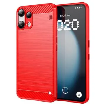 NOTHING PHONE (3A) LITE BRUSHED TPU CASE - CARBON FIBER
