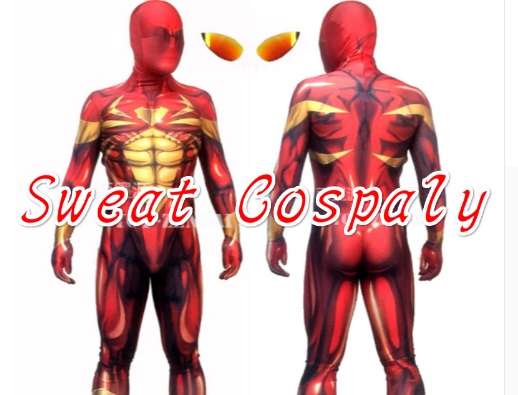 Iron Man kostim – crveno-zlatni model univerzalne veličine