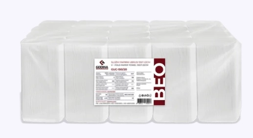 Složivi papirni ubrusi 22 cm – 100% celuloza