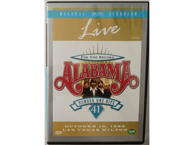 ALABAMA  -  For the record 41 number one hits Live