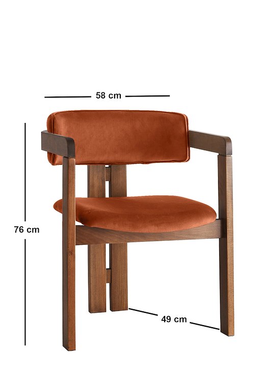 Stolica CO - 028 Orah, Cigla crvena