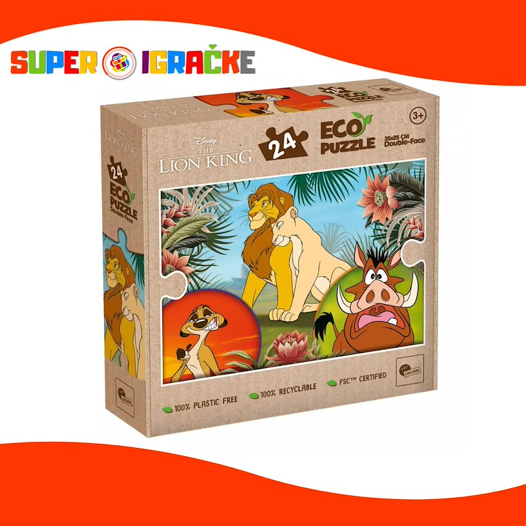 DISNEY ECO PUZLE LION KING 24KOM