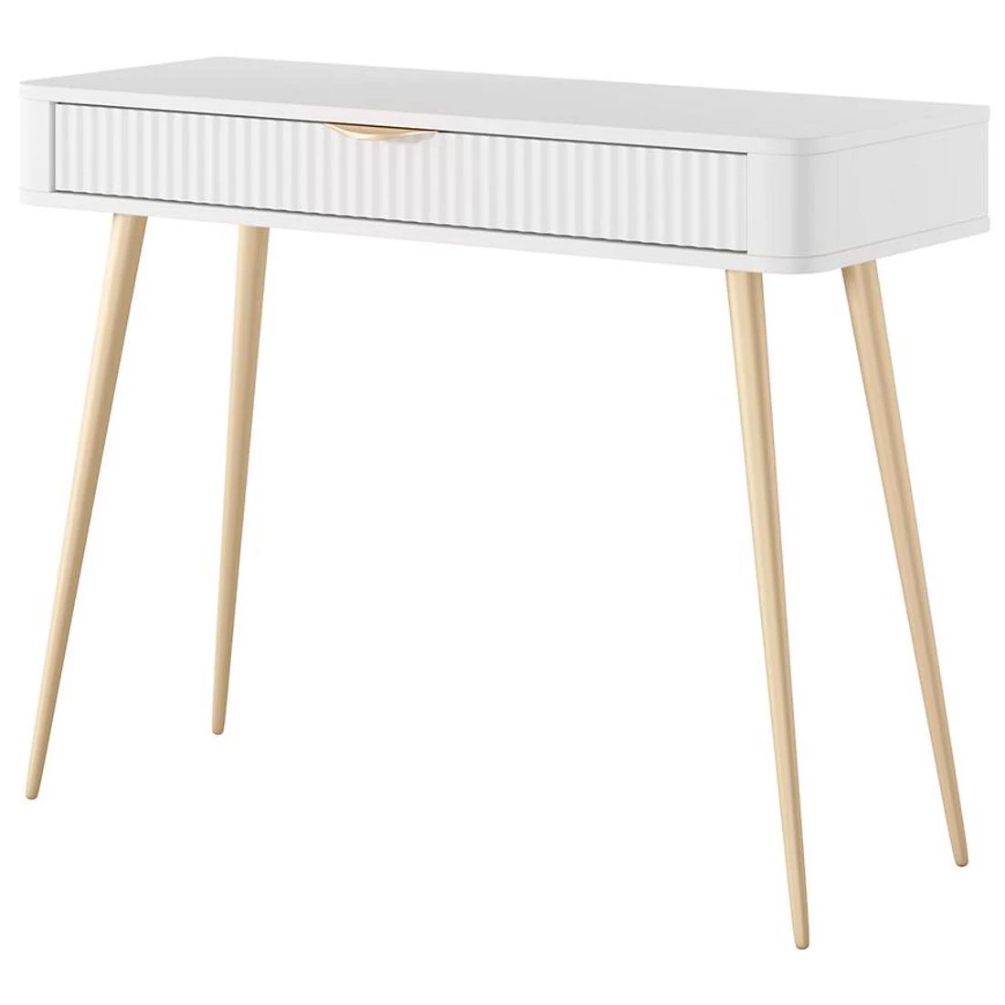 Lante toaletni stolic 100x38x78 cm bela